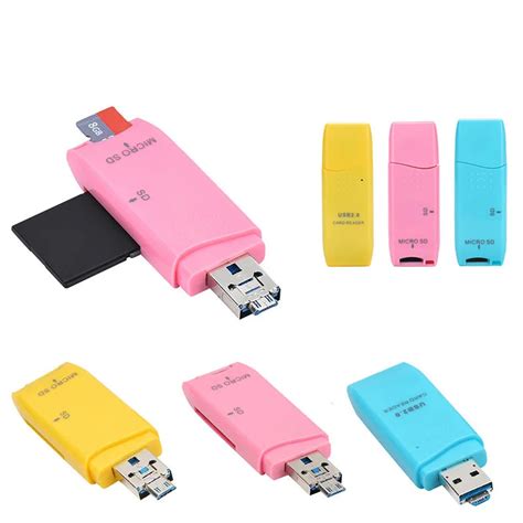 Smart Card Reader Multi Memory Card Reader High Speed Mini Usb Otg Micro Sd Sdxc Tf Card
