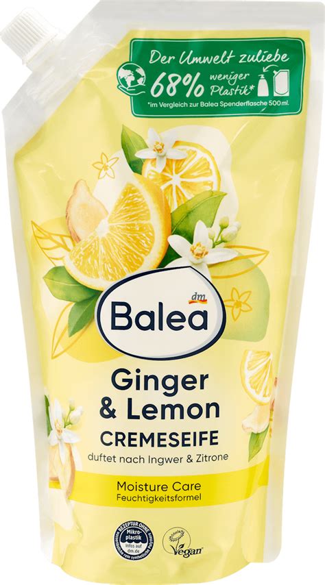Balea Пълнител за течен сапун Джинджифил и лимон 500 Ml Dm България