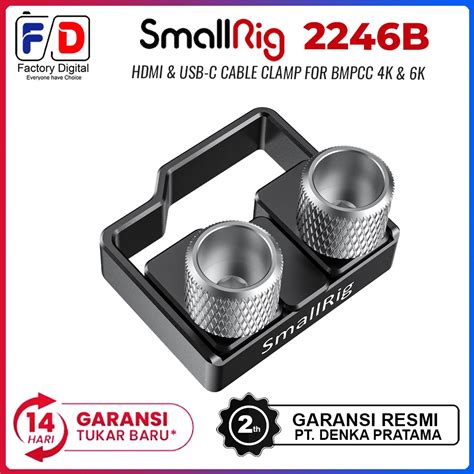 Jual SmallRig HDMI USB C Cable Clamp For BMPCC 4K 6K 2246B Shopee