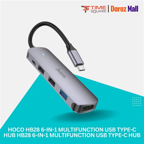 Hoco Hb28 6 In 1 Multifunction Usb Type C Hub Hb28 6 In 1 Multifunction Usb Type C Hub Time