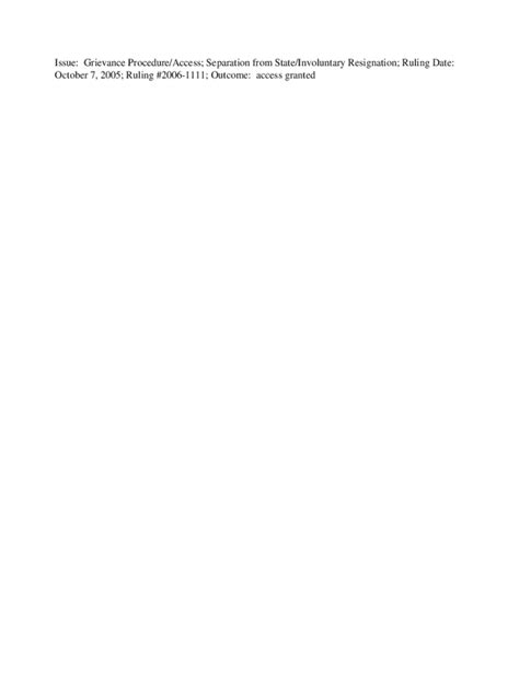 Fillable Online Edr Ruling 2005 1005 Issue Access Rulinggrievance