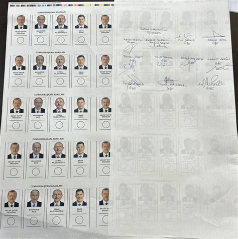 İşte Cumhurbaşkanlığı Seçimi Oy Pusulası Adayların fotoğrafları dikkat çekti Medyafaresi