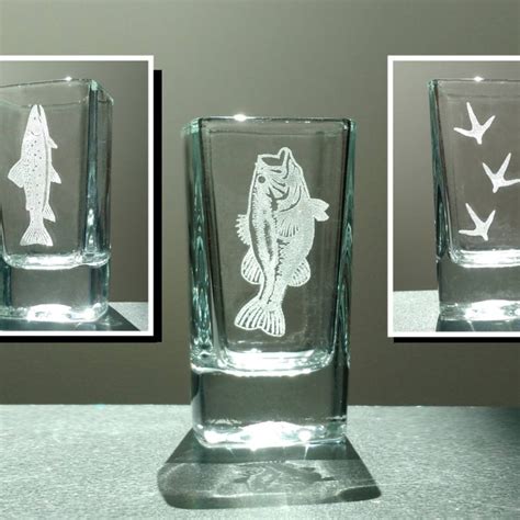 Etched Shot Glasses Etsy