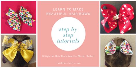 How To Make Hair Bows 3 Easy Styles My Nourished Home