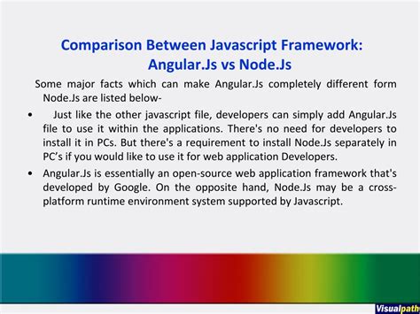 Ppt What Is Angularjs And Node Js What Is The Difference Between Angularjs Vs Node Js