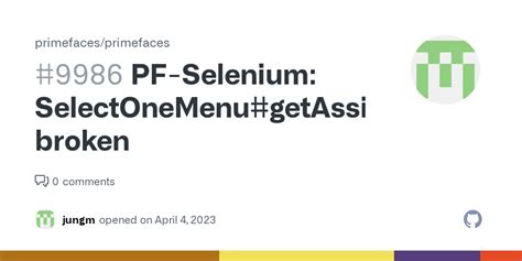 Pf Selenium Selectonemenugetassignedlabel Broken · Issue 9986