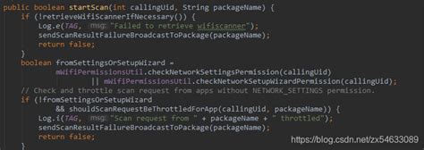 Android 90 Wifi 扫描结果上报和获取流程getscanresults Csdn博客