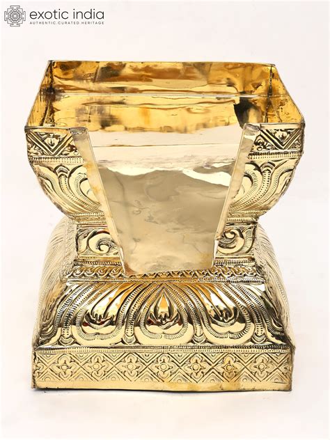 21 Abhishek Patra In Brass Exotic India Art