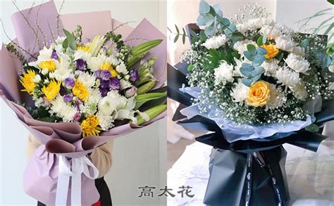 哀思悼亡：一般给死人送什么花？ 高太花白事鲜花网