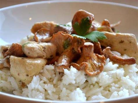 Recettes De Fricassée De Poulet Et Girolles