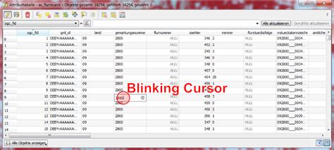 Cursor Missing In Table View Of Arcgis For Desktop Geographic
