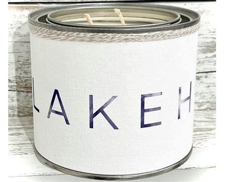 Lakehouse Candle Natural Decorative Scented Soy Candle Dual Cotton