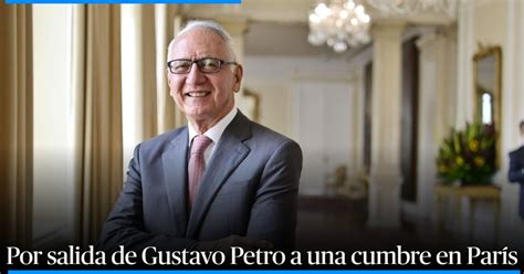 Guillermo Alfonso Jaramillo Asumió La Presidencia Durante Tres Días Por