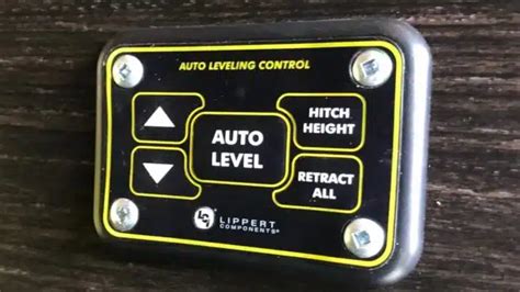 Lippert Leveling System Resetting Manual Leveling And More