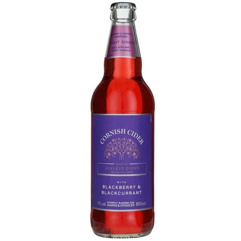 Mands Cornish Blackberry And Blackcurrant Cider Ocado