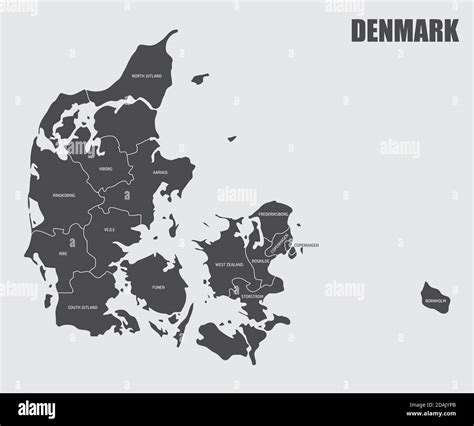 Mapa vectorial de copenhague fotografías e imágenes de alta resolución