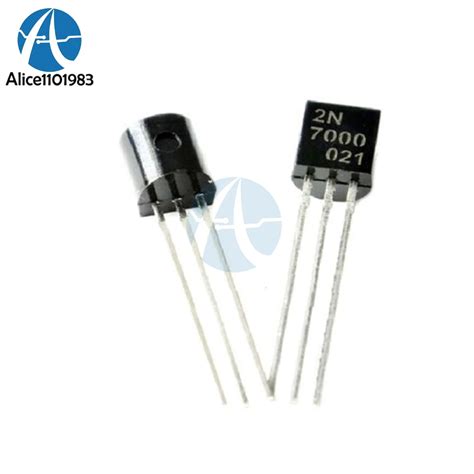 50PCS 2N7000 TO 92 MOSFET N CHANNEL 60V 0 2A Transistor In Integrated Circuits From Electronic