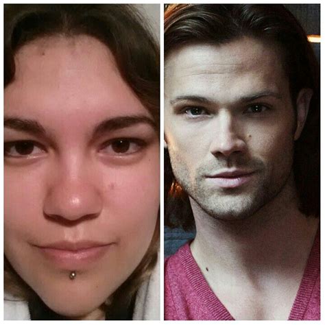 Just Realized I Have A Mole On My Face In The Exact Same Place As Jared Padalecki There S Also