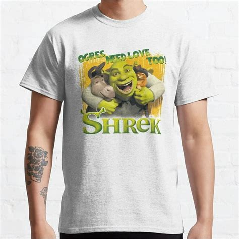 Sexy Shrek Shrek Meme Face Shrek Wazowski Classic T Shirt