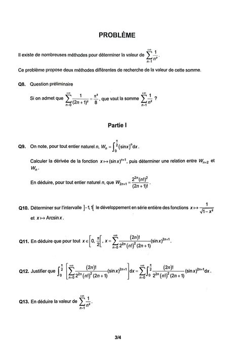 Ccinp Maths 1 Sujet 2024 Mp Mpi Génération Prépa
