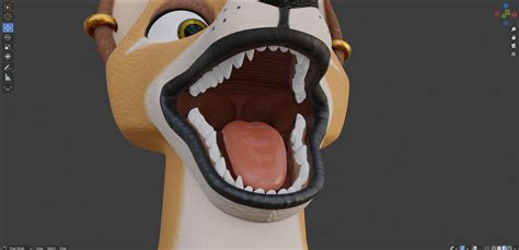 Zoe Anthro Fox 3d Model By Cm Studios