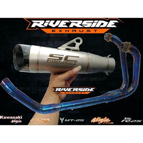 Jual Knalpot Racing Sc Procet S1 Full System Cbr 250 Rr Mt 25 R 25
