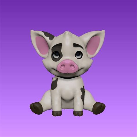 🎦 Pua Moana Disney・ Stl File For 3d Printing・cults
