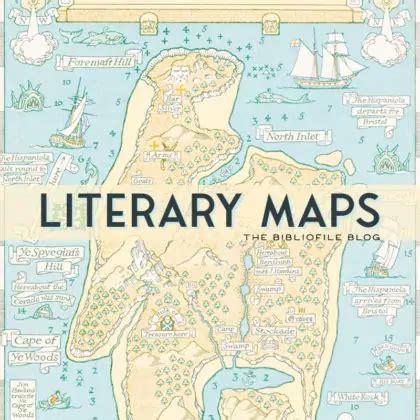 Beautiful Literary Maps For Book Lovers The Bibliofile