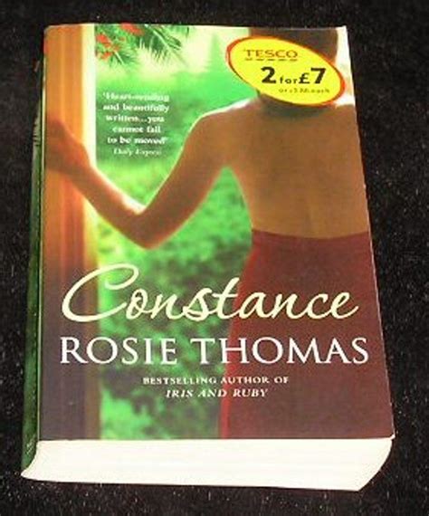Constance By Rosie Thomas Very Good Trade Paperback 2007 First