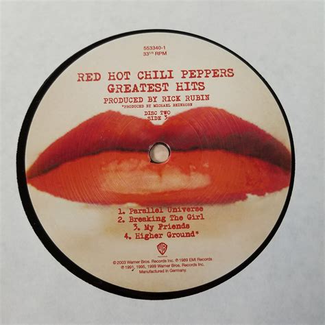 Red Hot Chili Peppers Greatest Hits On Vinyl In Nepal At Npr 6647 Rating 45