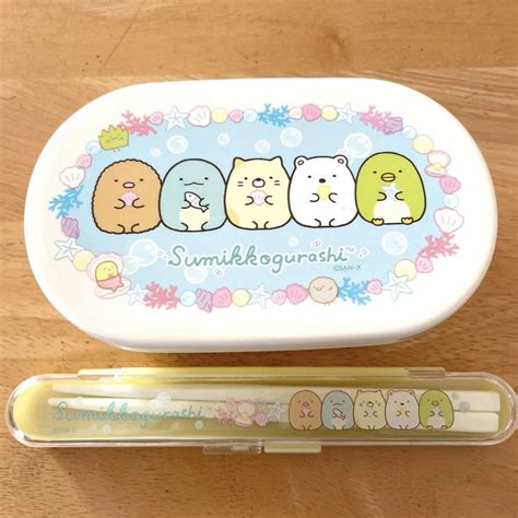 すみっこぐらし 箸付きお弁当箱 メルカリ