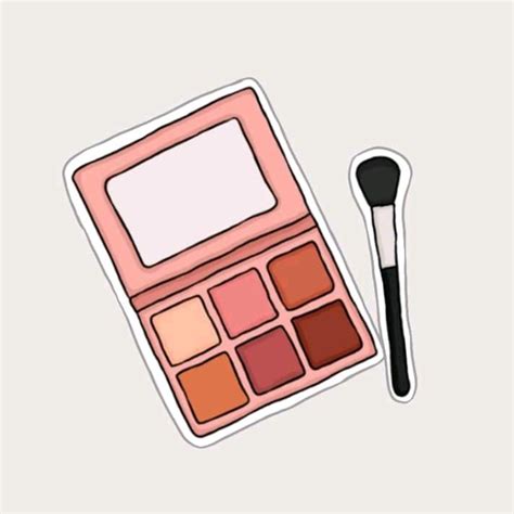 Aesthetic Makeup Sticker Aera Ssi Makeup Stickers Paper Doll