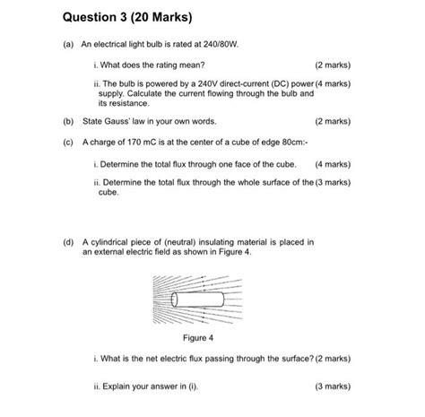 Solved A An Electrical Light Bulb Is Rated At 240 80 W I Chegg