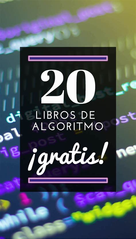 Más De 20 Libros De Algoritmo Que Puedes Leer Gratis Y Descargar En