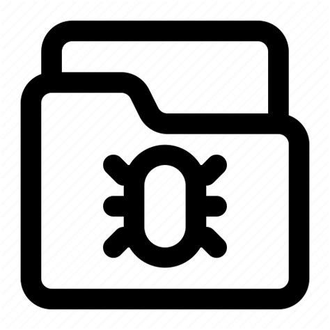 File Folder Bug Document Infected Malware Suspicious Icon Download On Iconfinder