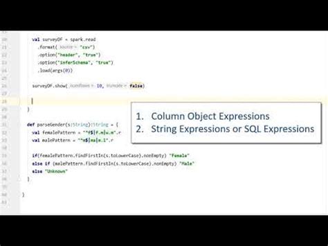 Spark UDF User Defined Functions In Apache Spark How To Create And Use UDF In Spark YouTube