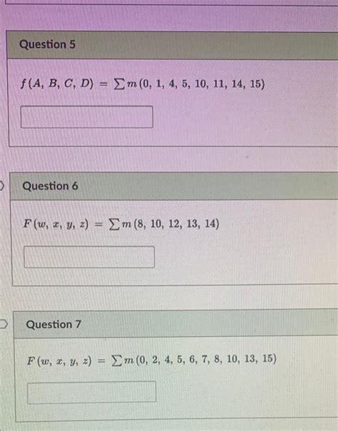solved question 5 f a b c d m 0 1 4 5 10 11 14