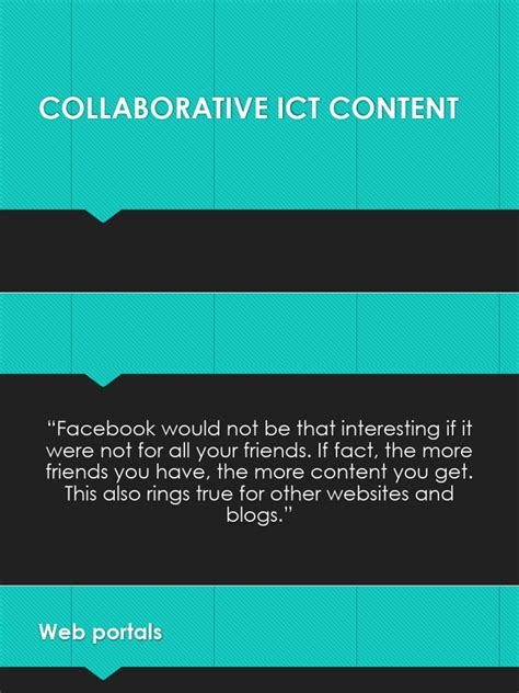 Collaborative Ict Content Pdf Yahoo Educational Technology