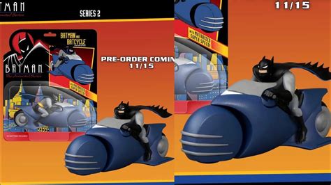 New Mezco Toyz Batman With Bat Cycle Revealed Preorder Info Youtube