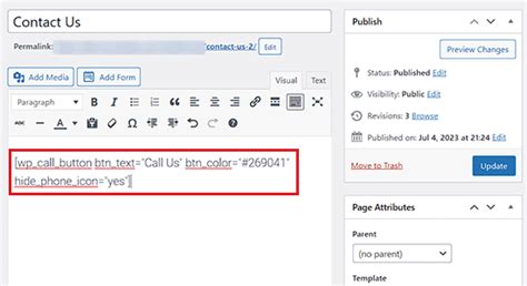 How To Add A Click To Call Button In Wordpress Step By Step