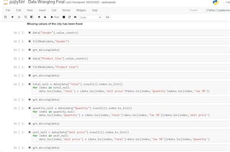 Do Python Data Cleaning And Wrangling Using Jupyter Notebook By