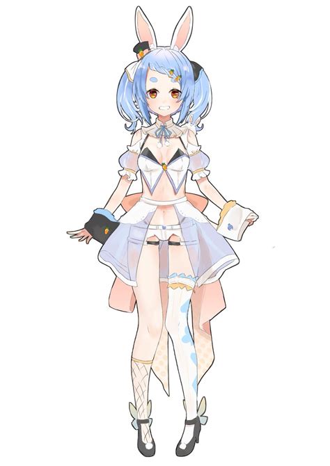 兎田ぺこら「兎田ぺこら新衣装予想 ぺこらーと 新衣装楽しみぺこ 」のんこのイラスト