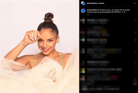 Chenoa será la nueva presentadora de 'Operación Triunfo 2023'