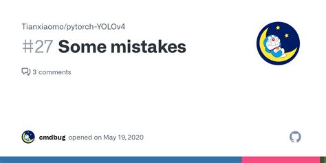Some Mistakes Issue 27 Tianxiaomo Pytorch YOLOv4 GitHub
