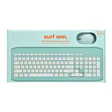 Onn Wireless Keyboard And Compact Mouse With Dual Connectivity 24