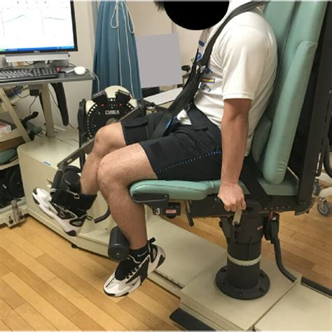 Knee Extension And Flexion Strength Testing Download Scientific Diagram