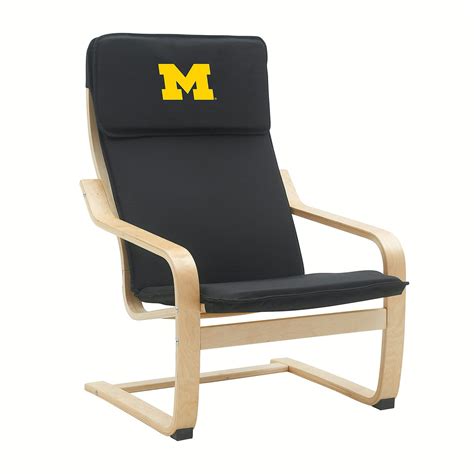 University Of Michigan Wolverines Bentwood Adult Chair