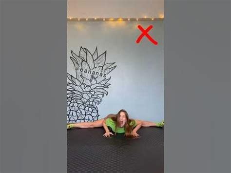 Your Daily Middle SPLIT Routine Gymnast Flexibility Tutorial Omg