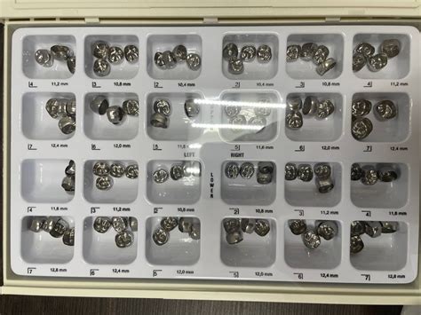 Детские коронки из нержавеющая стали, набор 96 коронок. 3М. Купить по ...