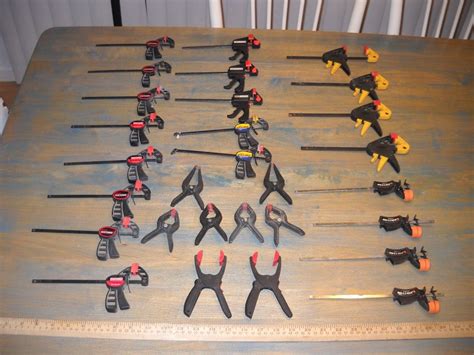 Lot Of Used Bar Clamps Clamps Quick Grip Jorgensen Craftsman Model